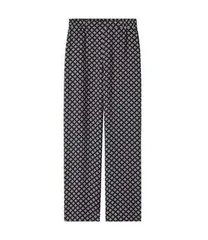 A.p.c. Lisebeth Printed Wide Leg Trousers
