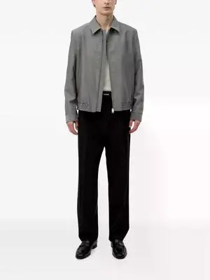 Hugo Zip-up Elasticated-hem Jacket