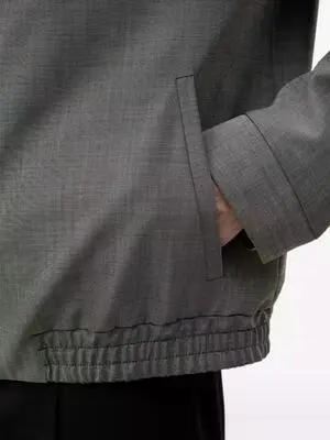 Hugo Zip-up Elasticated-hem Jacket