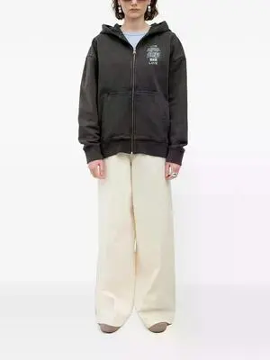 Hugo Graphic Print Zip-up Hoodie