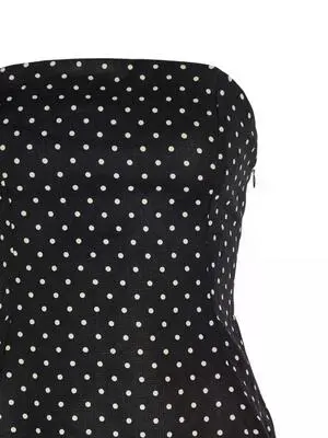 Faithfull The Brand Petro Strapless Peplum Top