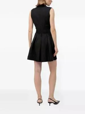 Hugo Belted Sleeveless Mini Dress