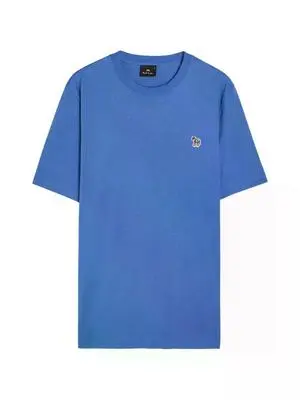 Paul Smith Zebra-patch T-shirt - Blue