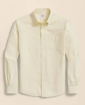 Brooks Brothers Friday Oxford Shirt - Yellow