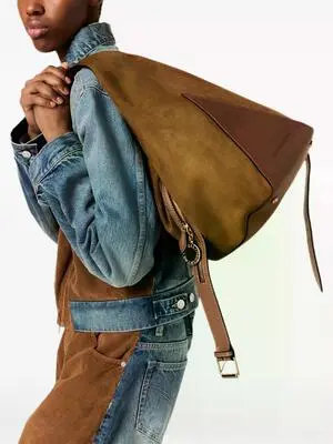 Stella McCartney Logo-engraved Triangular Shoulder Bag
