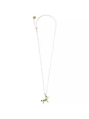 Marni Dog Pendant Necklace - Neutrals