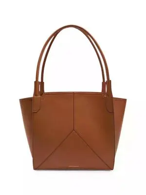 Victoria Beckham Grained Leather Tote Bag - Brown