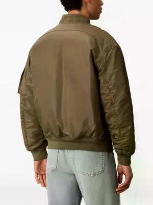 Calvin Klein Logo-print Zip-up Bomber Jacket