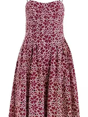 Simkhai Floral Guipure-lace Midi Dress