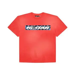 HELLSTAR Box Logo Tee - Red