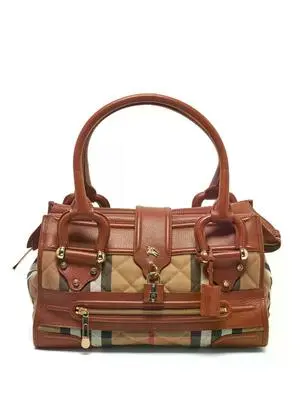 Burberry Manor Zip-up Tote Bag
