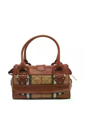 Burberry Manor Zip-up Tote Bag