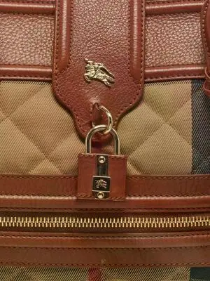 Burberry Manor Zip-up Tote Bag