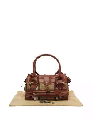 Burberry Manor Zip-up Tote Bag