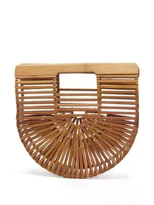 Cult Gaia Mini Ark Curved-silhouette Clutch Bag - Neutrals