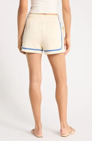 BILLABONG Fleece Shorts With Striped Trim