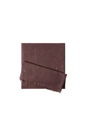 Brunello Cucinelli Cashmere And Silk Diamond Yarn Scarf