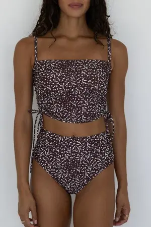Geode Swimwear Rosie High Waisted Swim Shorts