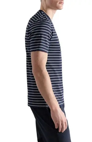 Mango Slim Fit Coolmax® Stripe T-shirt