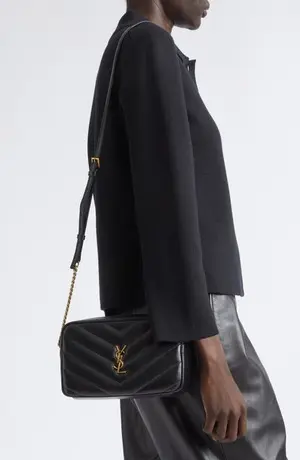 Saint Laurent Loulou Matelassé Leather Camera Bag