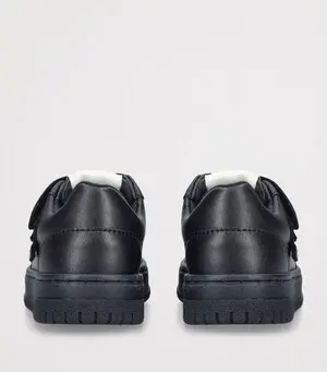Giorgio Armani Leather Velcro Sneakers