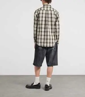 Balenciaga Cotton Plaid Shirt