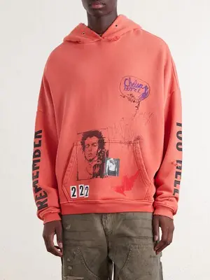 PALY HOLLYWOOD Chelsea Hotel Graphic Hoodie - Red
