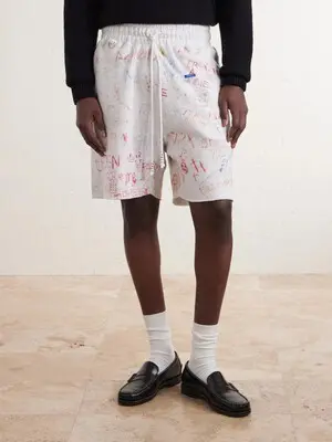 PALY HOLLYWOOD Joshua Tree Printed Cotton-jersey Shorts