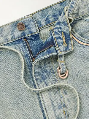 PALY HOLLYWOOD Good Good Times Distressed Denim Shorts