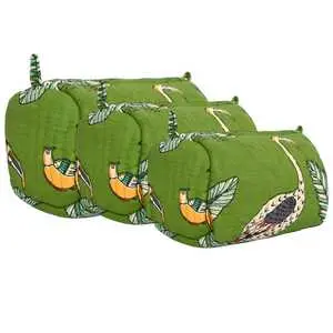 CYC The Jungle Three Piece Travel Set In Khaki - Green