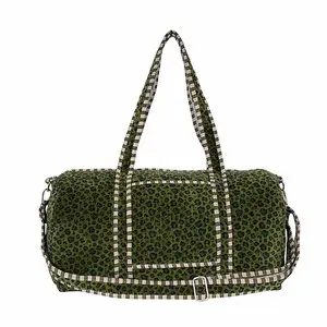 CYC Velvet Leopard Weekender Bag - Grey