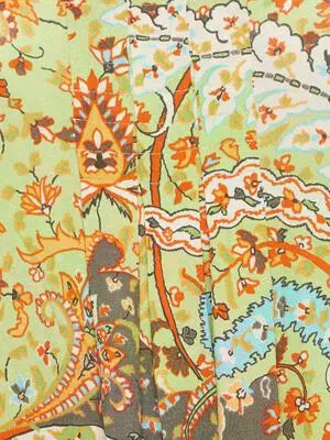 Etro Paisley Print Long Sleeve Blouse