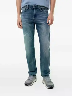 BOSS Distressed Faded Jeans