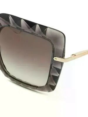 Dolce & Gabbana Textured Square Frame Sunglasses