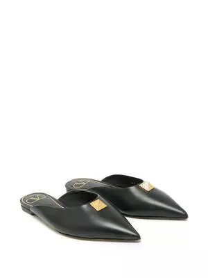 Valentino Garavani One Stud Leather Mules