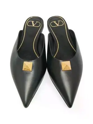 Valentino Garavani One Stud Leather Mules