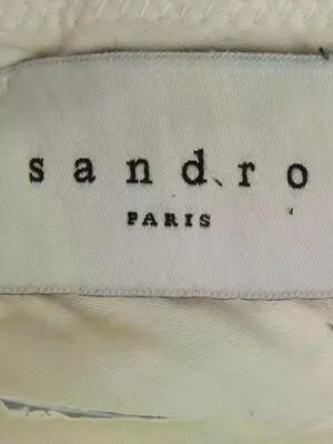 Sandro Gabardine Straight Cut Trousers