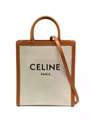 Celine Vertical Cabas Tote Bag - Neutrals