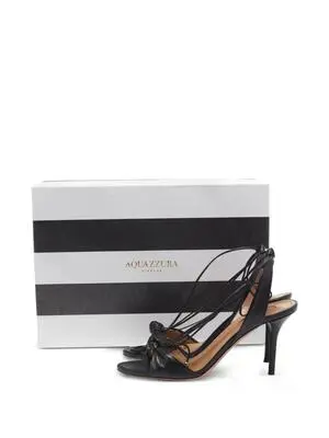 AQUAZZURA Knotted Detail Slingback Sandals