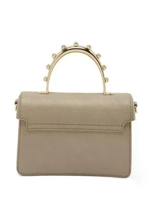 AIGNER Small Genoveva Leather Tote Bag - Neutrals