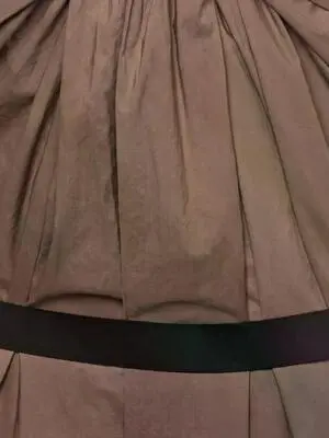 LANVIN Draped Knotted Mini Dress