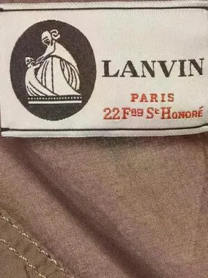 LANVIN Draped Knotted Mini Dress