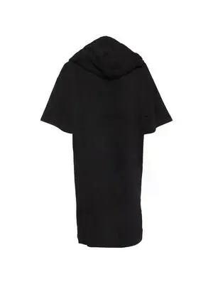 Moschino Teddy Bear Embroidered Hooded Mini Dress