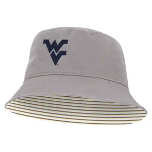 Nike West Virginia Primetime Apex College Bucket Hat - Grey