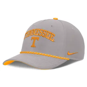 Nike Tennessee Primetime Rise Rope College Adjustable Hat - Grey