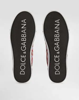 Dolce & Gabbana Dg Sailing Sneakers In Printed Canvas