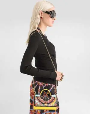 Dolce & Gabbana Carretto-print Canvas Phone Bag