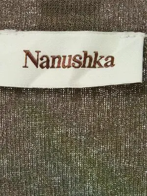 Nanushka Jannet Wrap Midi Dress