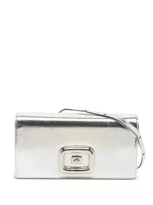 ROGER VIVIER Viv Choc Shoulder Bag - Silver