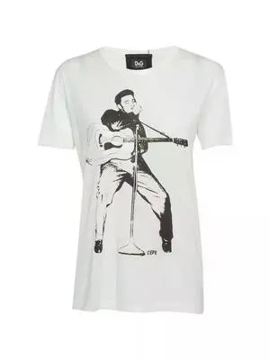 Dolce & Gabbana Graphic Print T-shirt - White